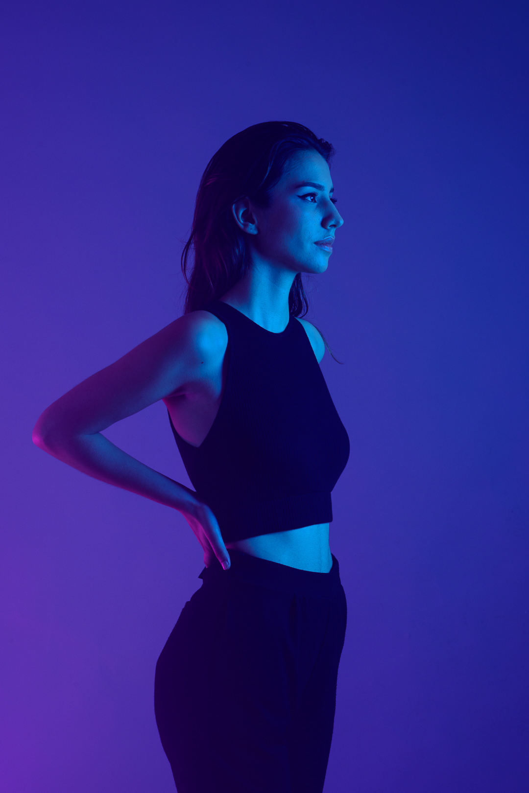 Portraits colorés en studio :: Photographe à Nice